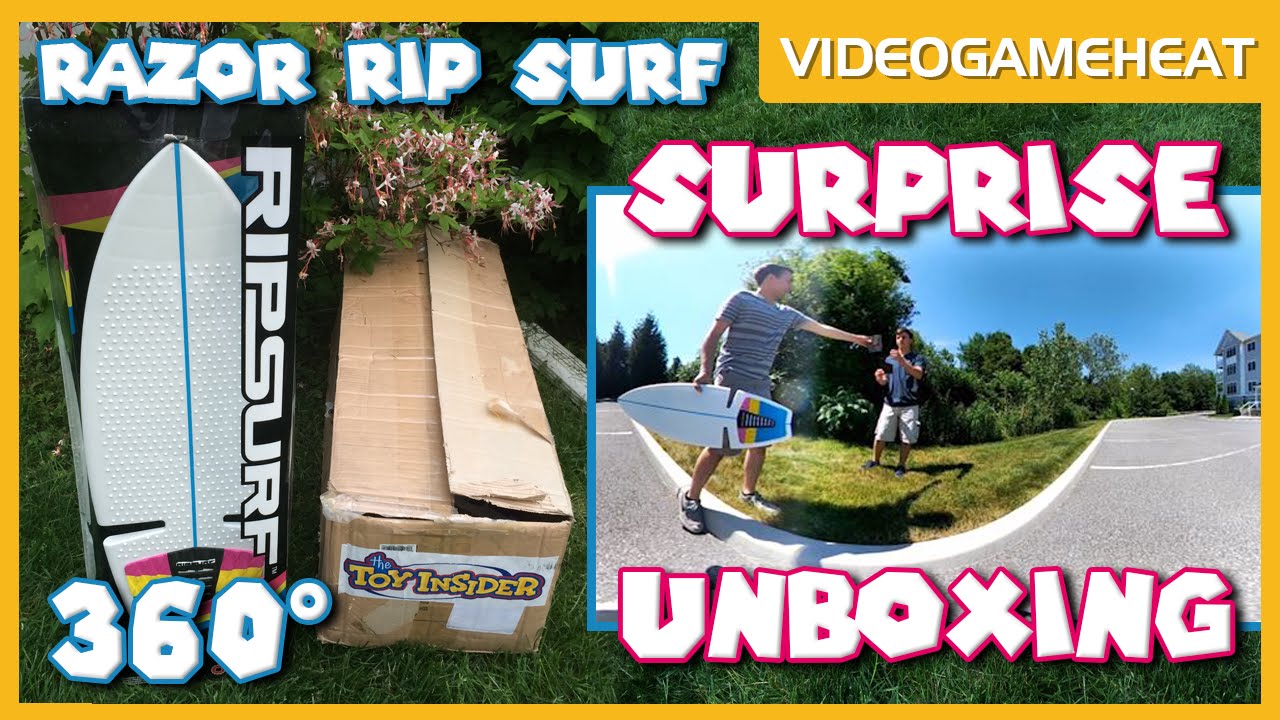 Razor Rip Surf 360° Unboxing & Review Test (New RipStick Sidewalk Surf ...