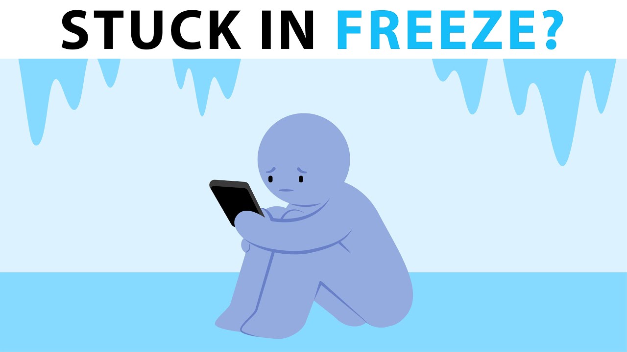 You’re Not Lazy. You're Stuck In The Freeze Response - YouTube