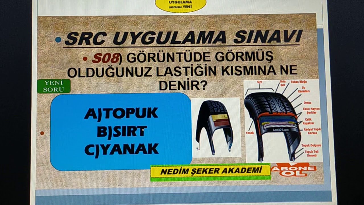 #SRC1234#UYGULAMA#SINAV2020#SINAV#SORULARIveCEVAPLARI-57 - YouTube