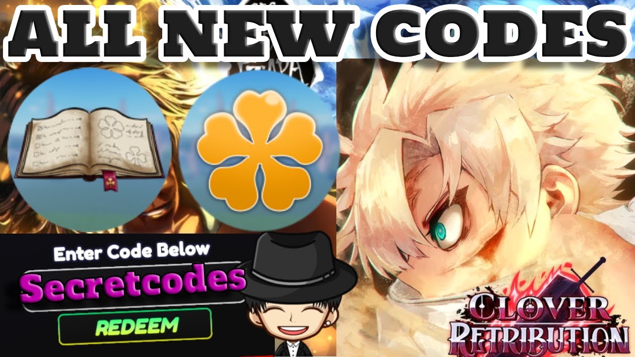 ALL CLOVER RETRIBUTION *NEW* CODES FOR AUGUST 2024 ROBLOX CLOVER ...