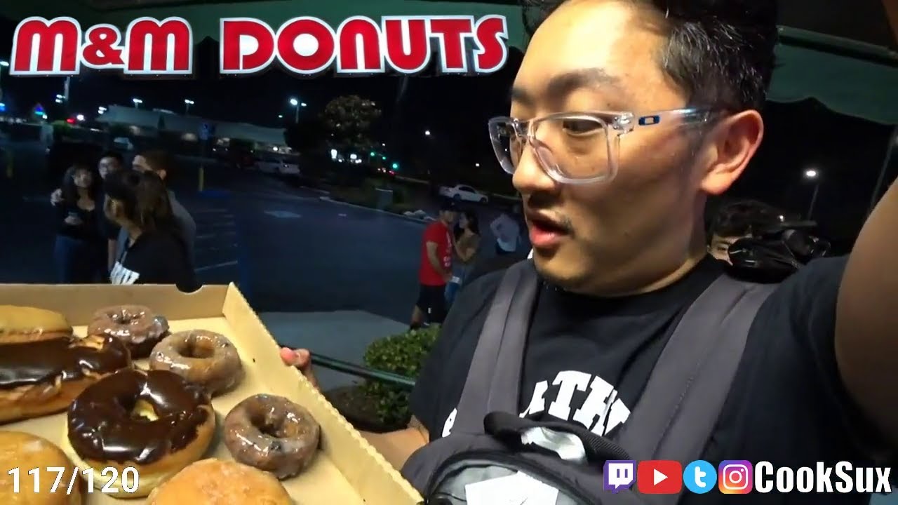 Blueberry Donuts at M&M Donuts - YouTube