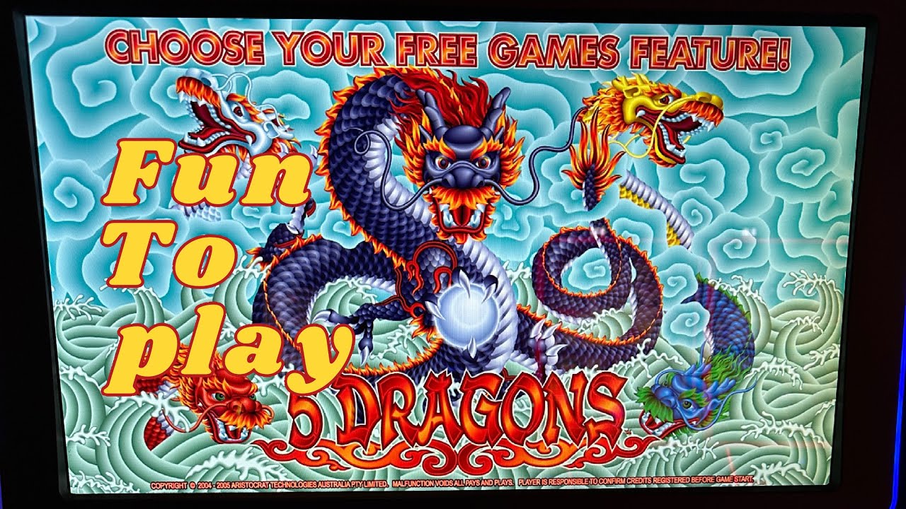 Play Five Dragons Slots Machine - YouTube