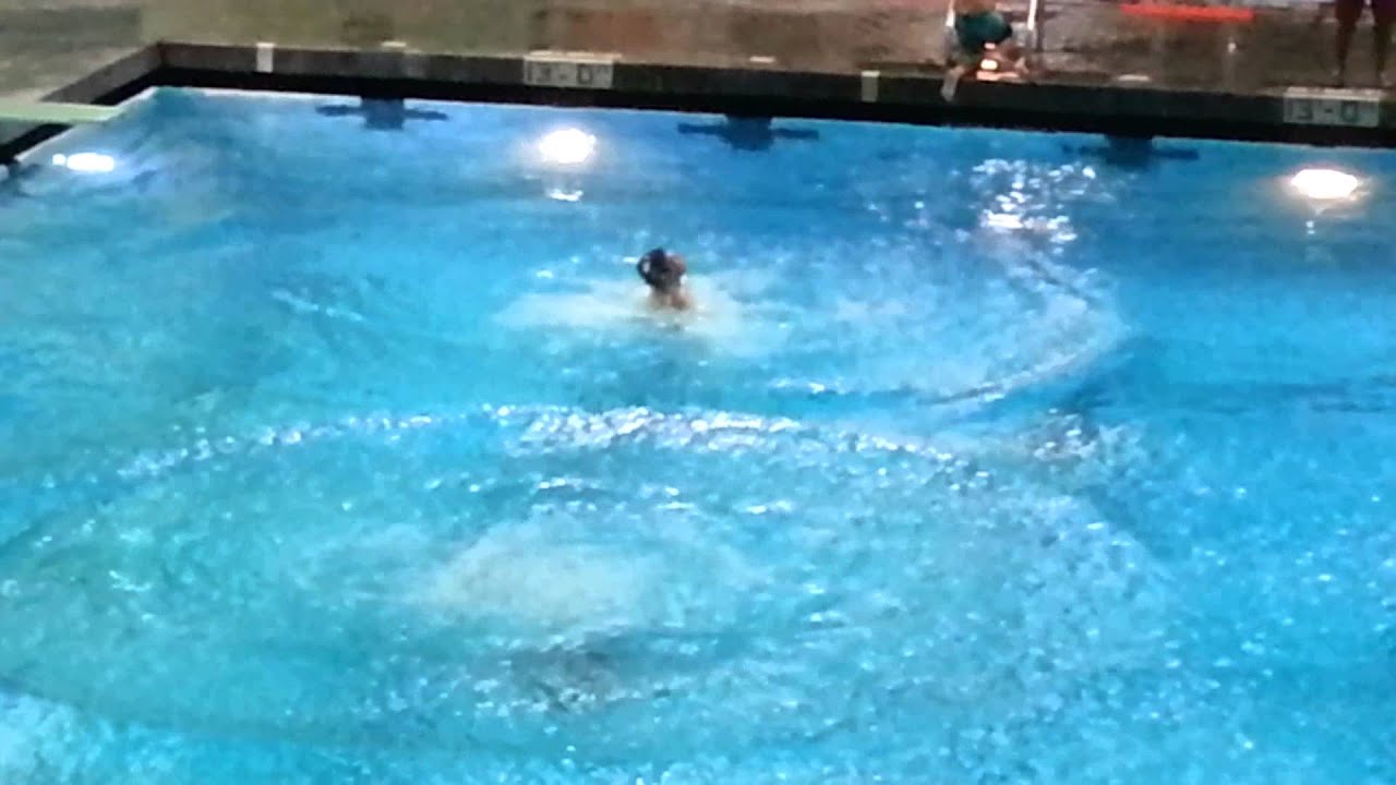 Levi jumping off the high dive - YouTube