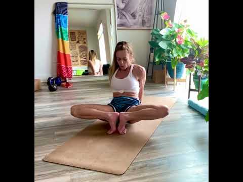 Leg behind head splits yoga flow