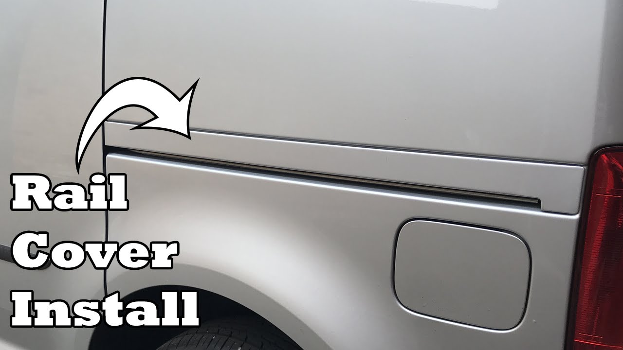 VW Caddy Side Rail Cover Install - YouTube