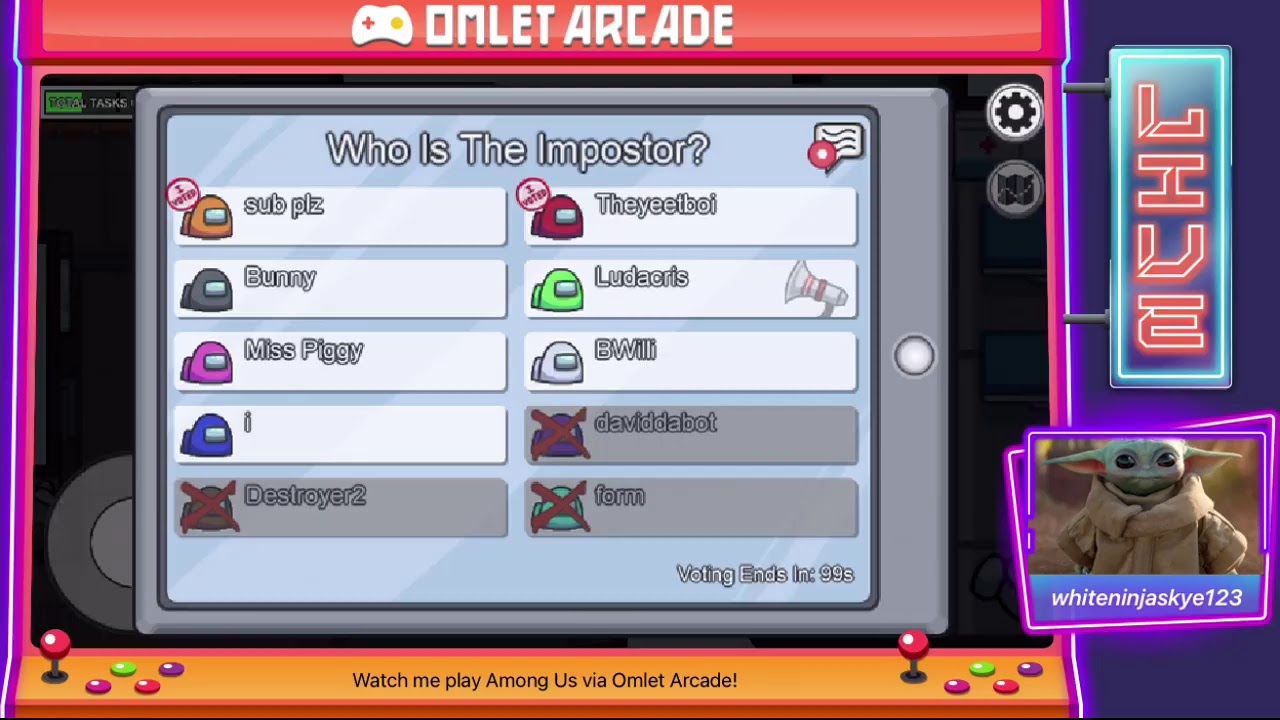 Watch me play Among Us via Omlet Arcade! - YouTube