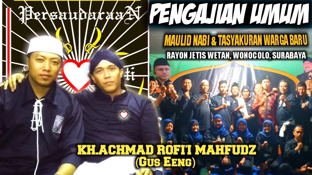 FULL PSHT NJETIS WONOCOLO SURABAYA NGAJI BARENG KH.ACHMAD ROFI'I ...