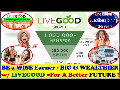 Be A Wise Earner -Big & Wealthier with LiVEGOOD = For a Better Future ...