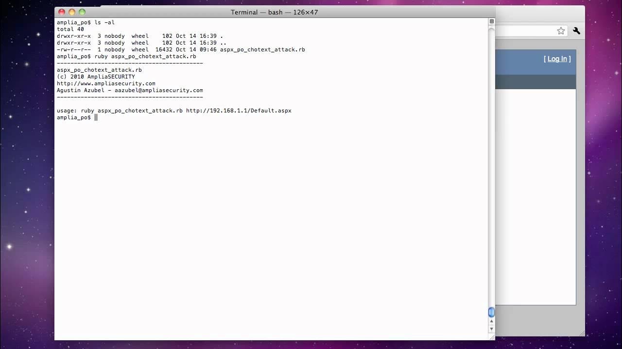 MS10-070 ASP.NET Padding Oracle proof-of-concept exploit - YouTube