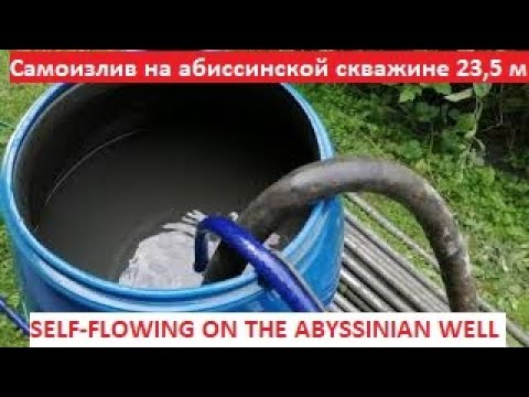 Самоизлив на абиссинском колодце. | self-flowing on the abyssinian well ...