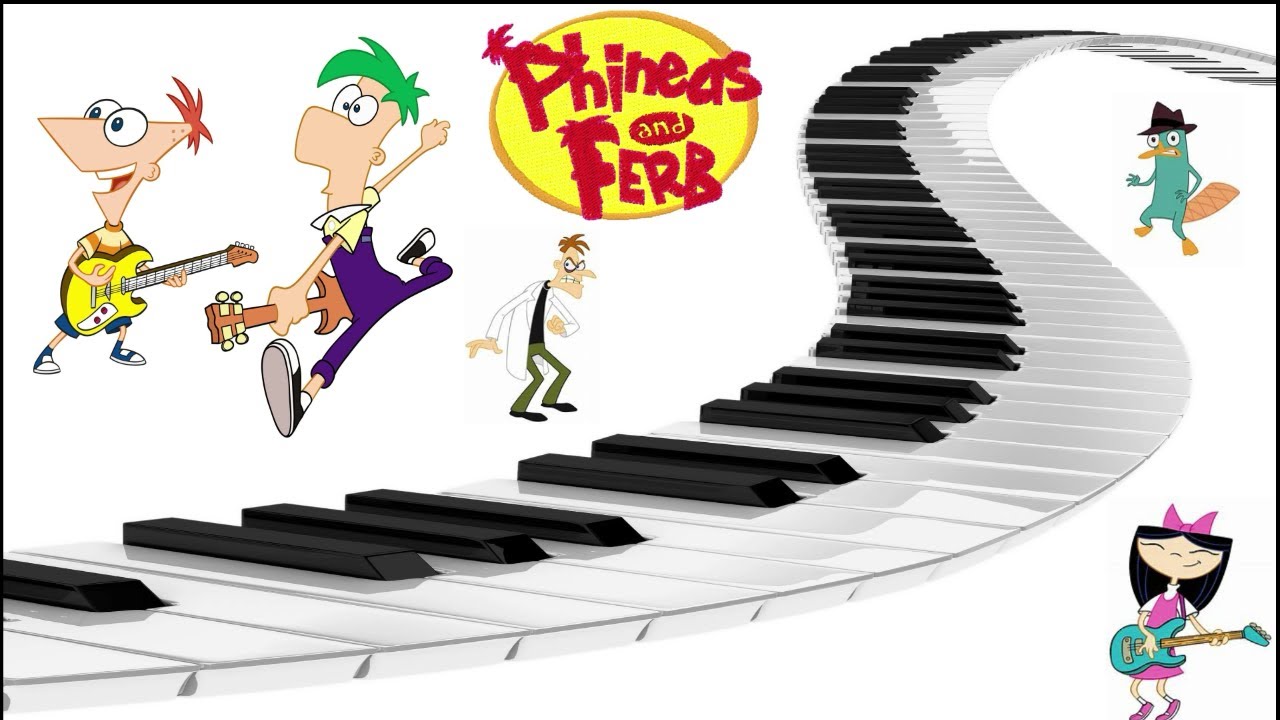 Phineas And Ferb - Theme Song on Piano - YouTube