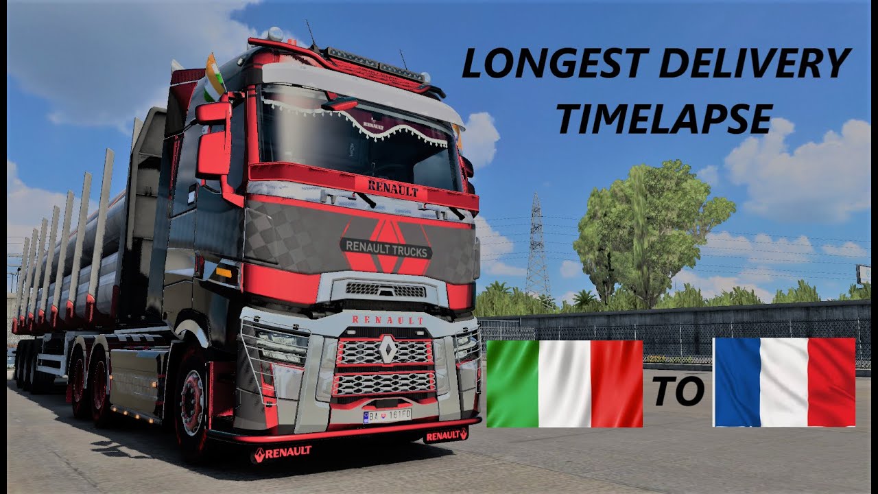 ETS2 Longest Delivery | Euro Truck Simulator 2 | Time lapse #1 - YouTube
