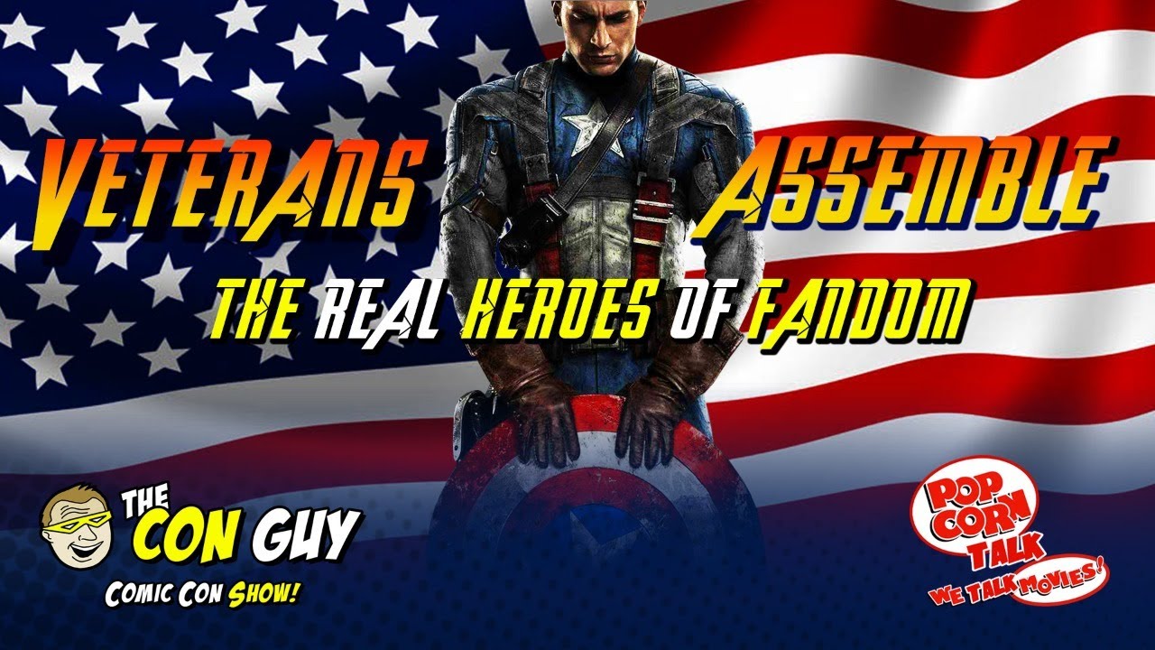 Military Veterans Assemble: The Real Heroes of Fandom | Con Guy - YouTube