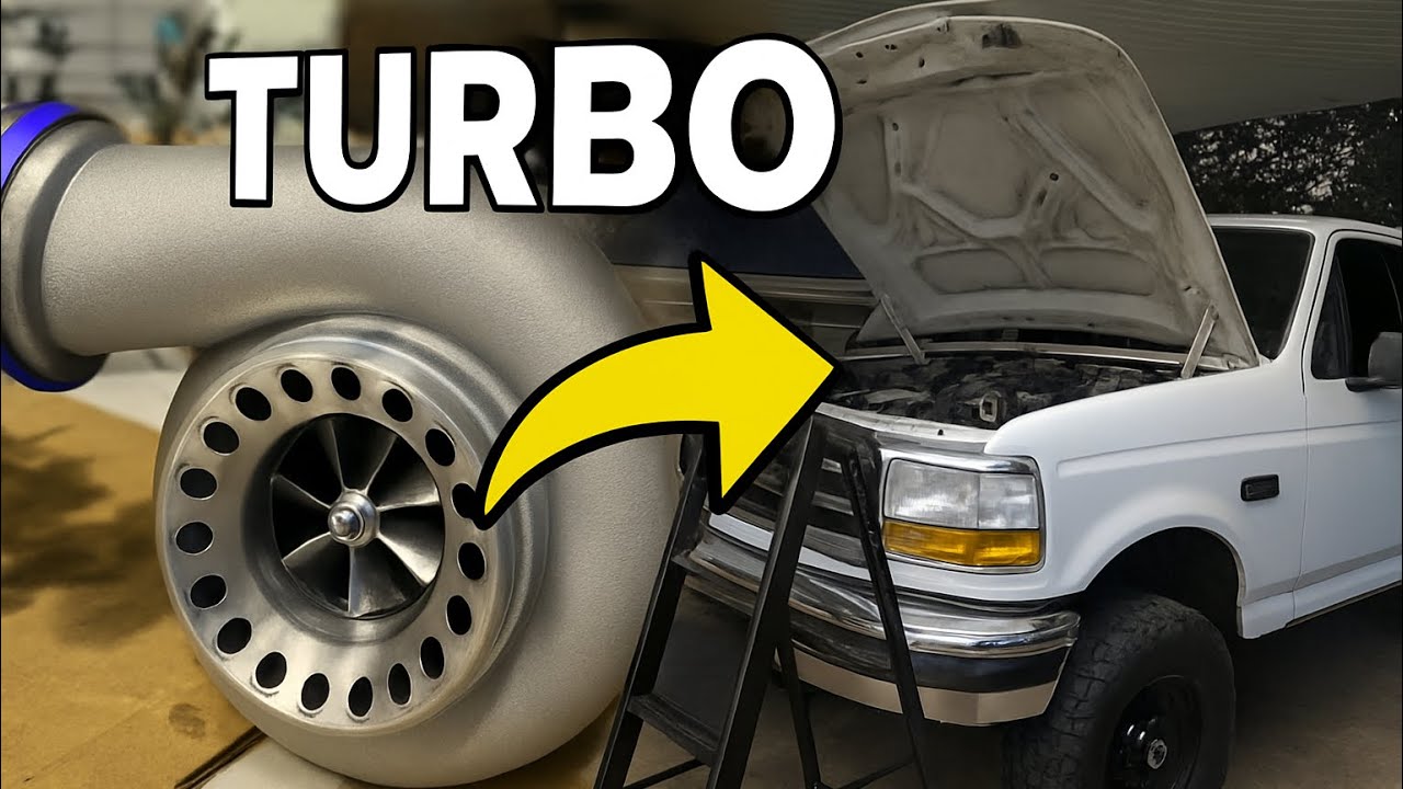 Big turbo goes on 7.3 and car meet action 🏎️ - YouTube