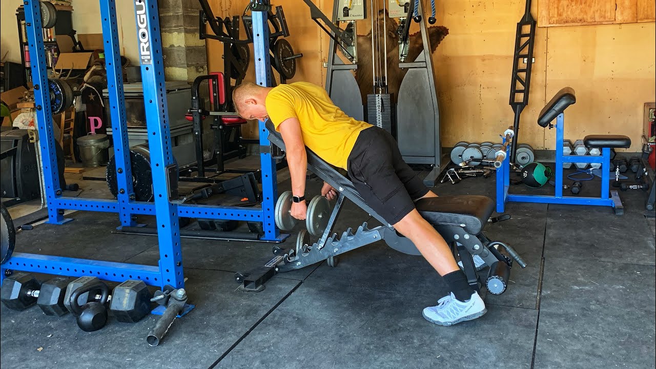 How to Incline Dumbbell Shrug in 2 minutes or less - YouTube