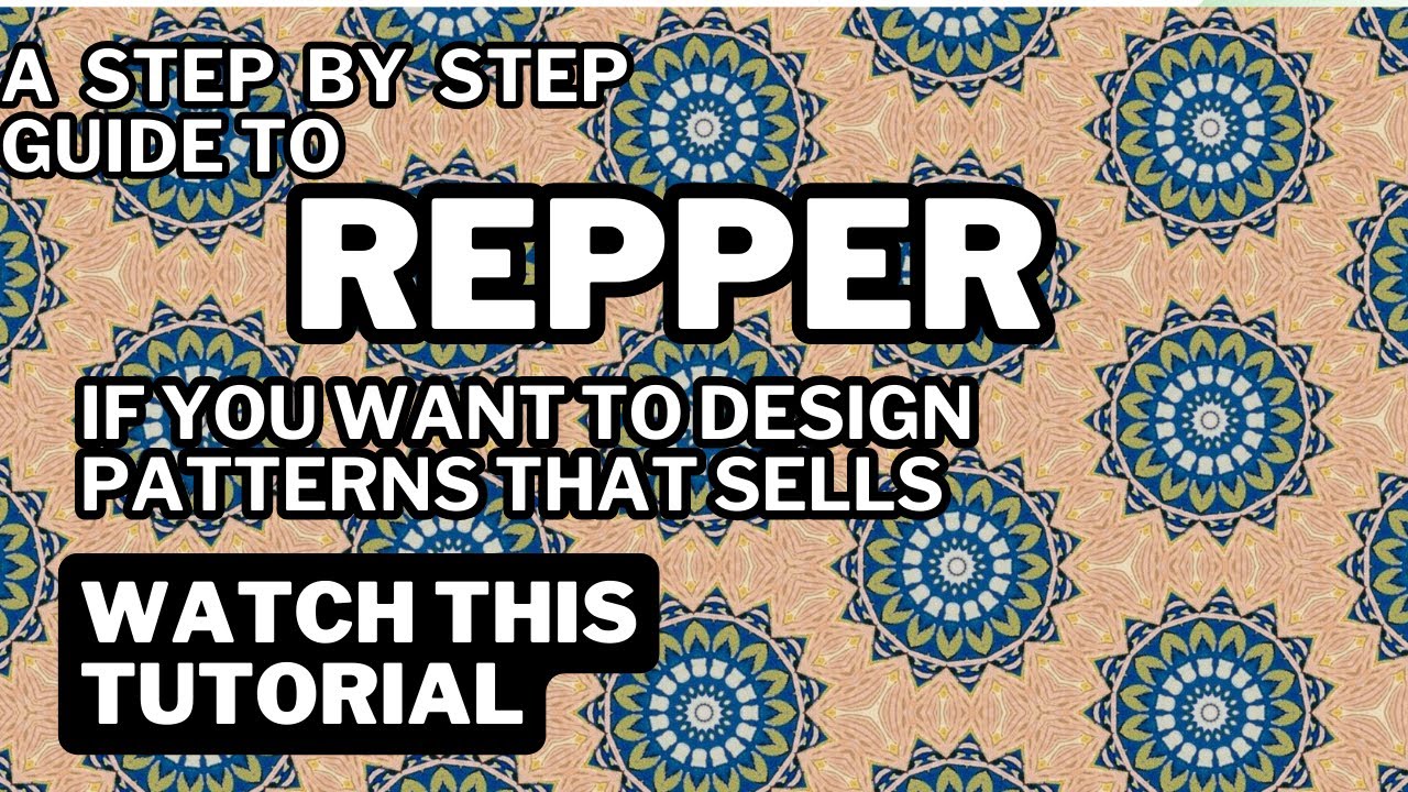 A Step by Step Guide to Create Seamless Patterns with REPPER APP - YouTube