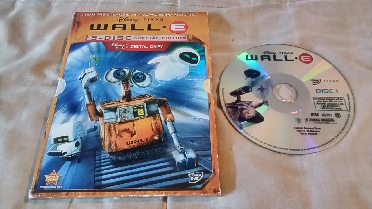 Opening to WALL-E 2008 DVD (Disc 1) - YouTube