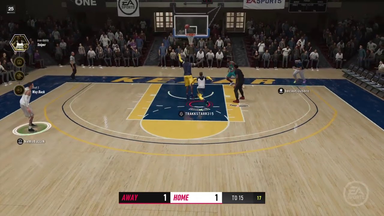 NBA LIVE 19 boxing out prevents this from happening - YouTube