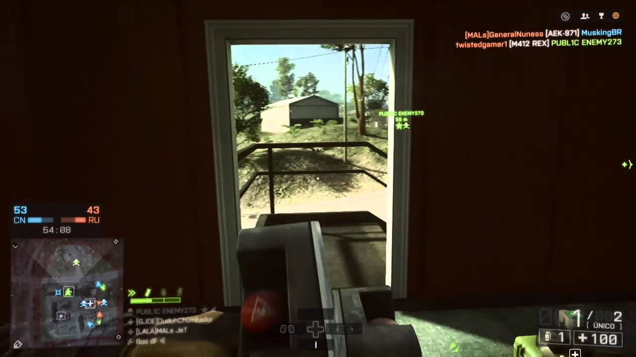 Battlefield 4 - BF4 Defibrillator kill - YouTube