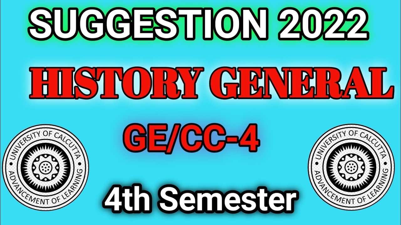 4th Semester History General GE CC 4 Suggestion 2022 4th-semester-history-general-ge-cc-4-suggestion-2022