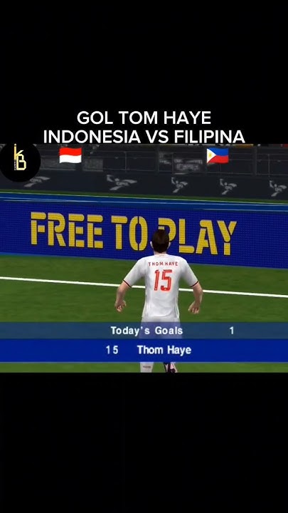 Goal Thom Haye Indonesia vs Filipina - kualifikasi piala dunia 2026 #timnasindonesia #thomhaye ...