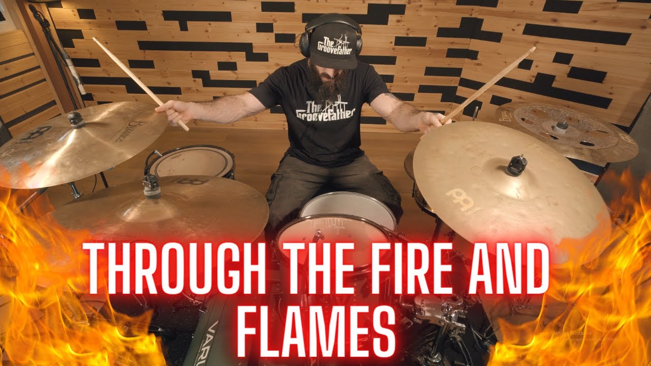 THROUGH THE FIRE AND FLAMES | Dragonforce - DRUM COVER - YouTube