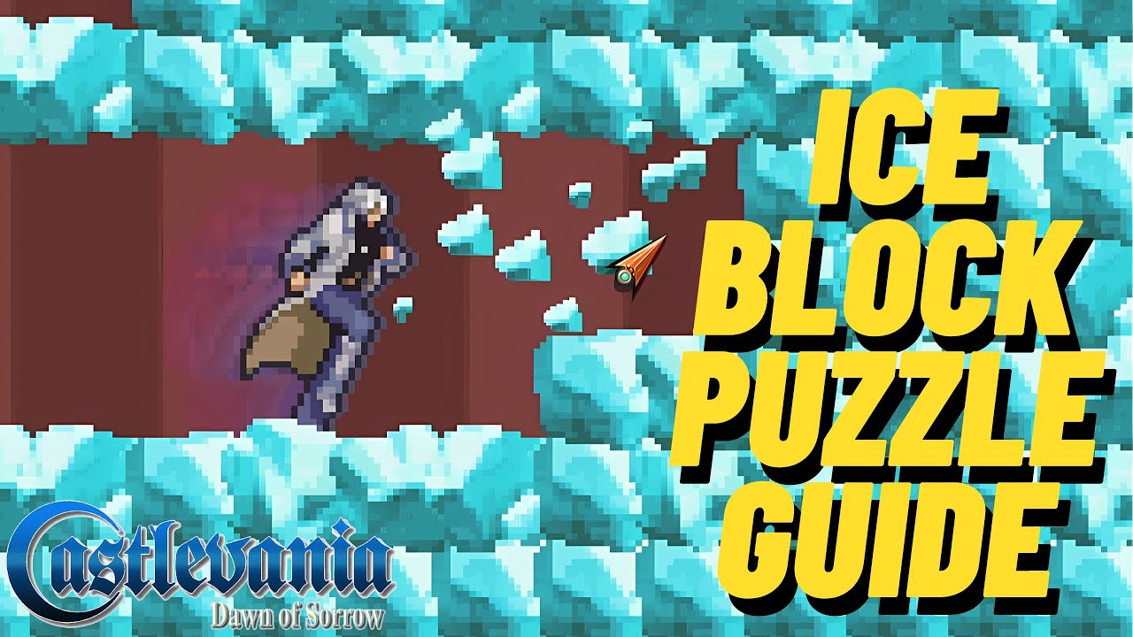 How to Solve all Ice Block Puzzles in Castlevania Dawn of Sorrow - YouTube