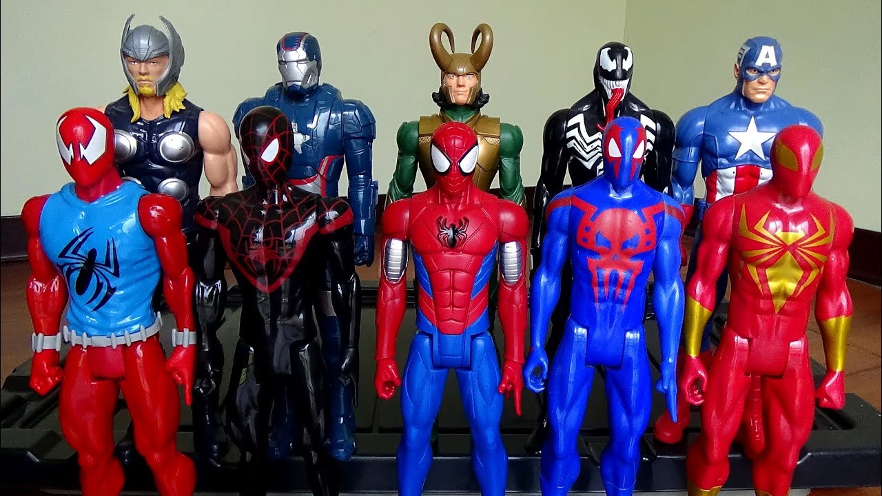 Marvel Superheroes and Supervillains Action Figures Toys Collection ...