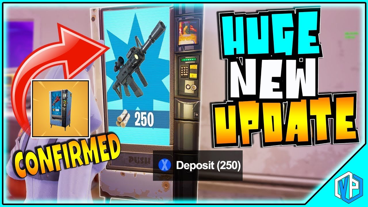 *NEW UPDATE ITEMS* in Fortnite! - NEW "Vending Machine" in Fortnite ...