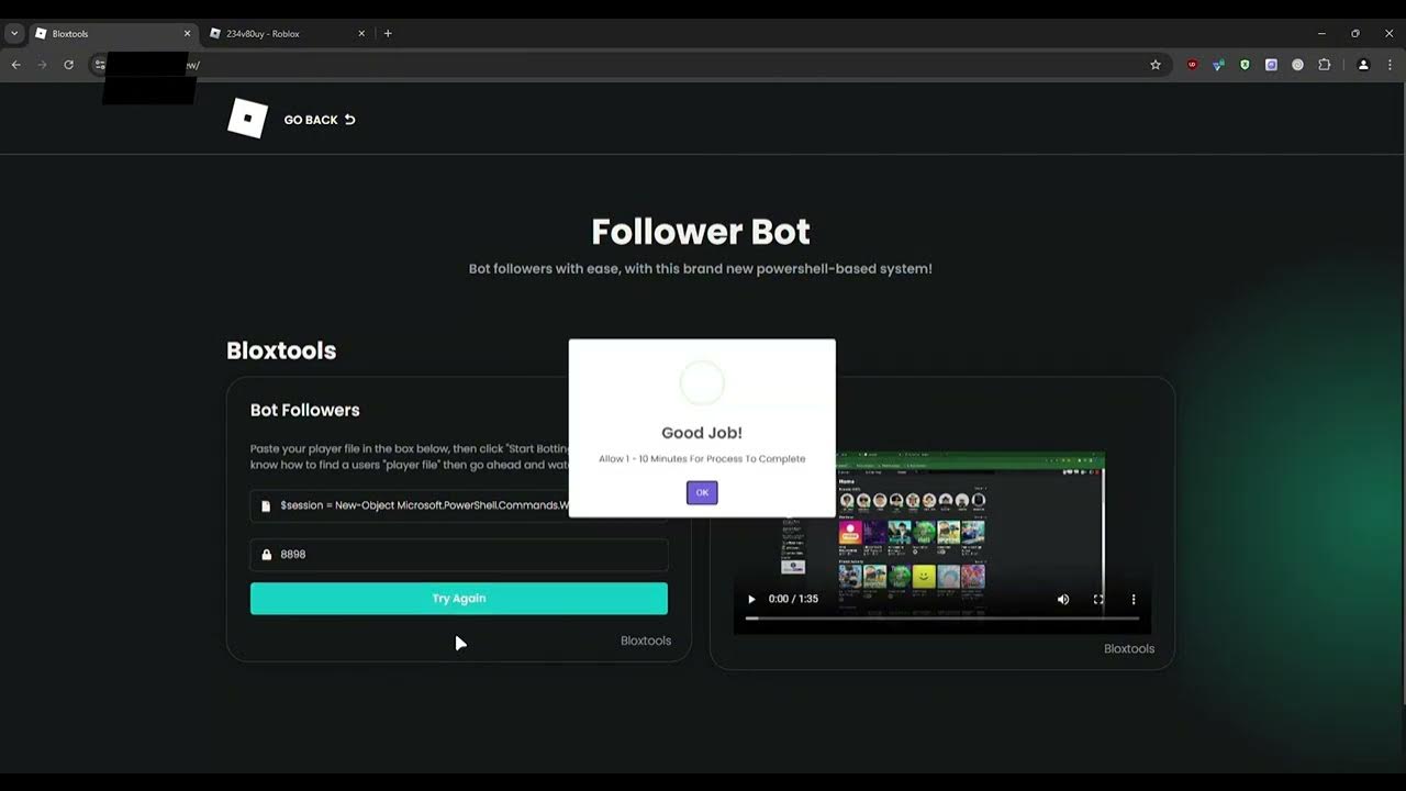 *new* WORKING ROBLOX FOLLOW BOT LEGIT (WORKING 2024) | BloxTools - YouTube