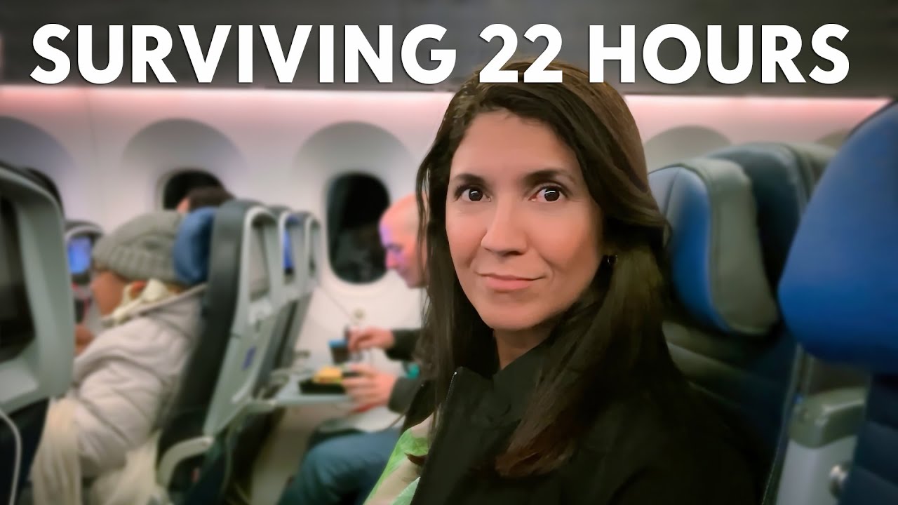 The world's LONGEST FLIGHT! Not quite… still, 22 HOURS flying! - YouTube