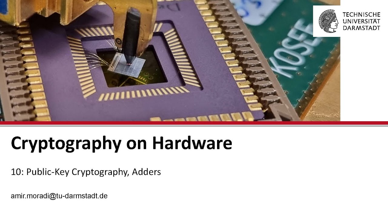 Cryptography On Hardware Session 10 Public Key Cryptography Adders Youtube