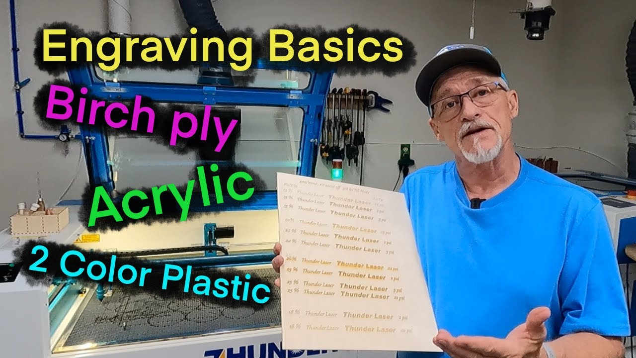 Engraving Basics in Wood, Acrylic and 2 Color Rowmark sign material ...