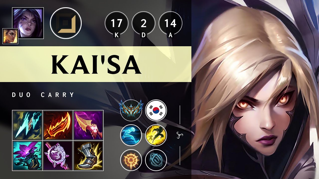 Kai'Sa ADC vs Ornn: Triple Kill, Legendary - KR Challenger Patch 14.16 ...