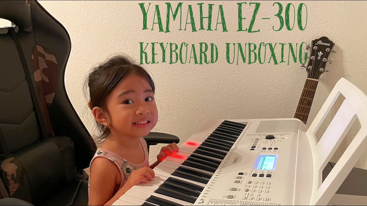Yamaha EZ-300 Keyboard Piano Unboxing - YouTube