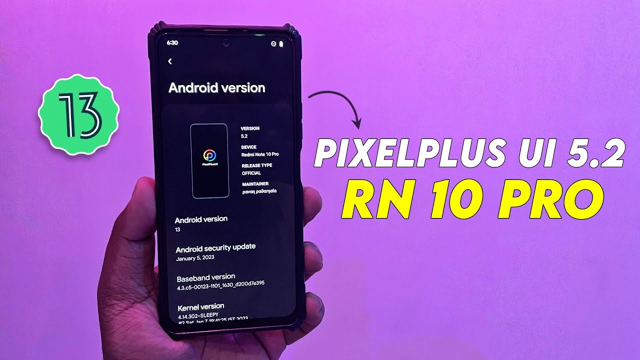 Pixel Plus UI v5.2 Top Features - Redmi Note 10 Pro/Max - Android 13⚡⚡ - YouTube