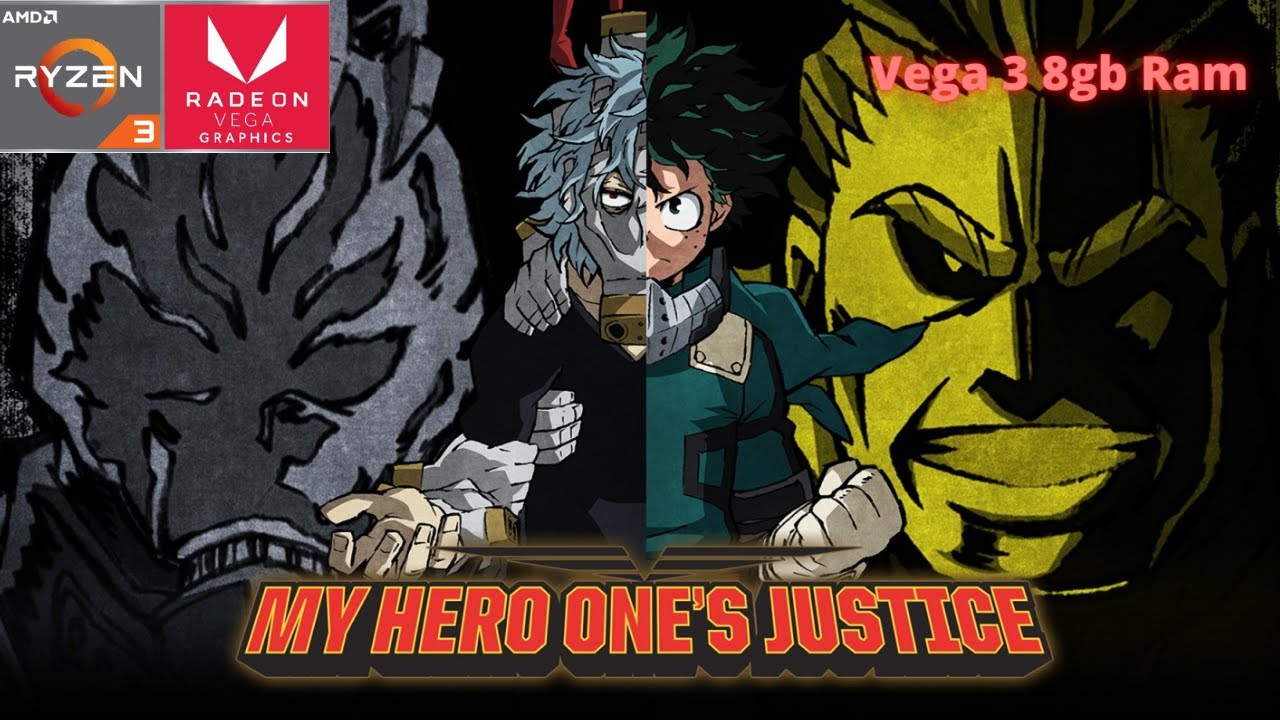 My Hero One's Justice - Amd ryzen 3 3250u ram 8gb - YouTube