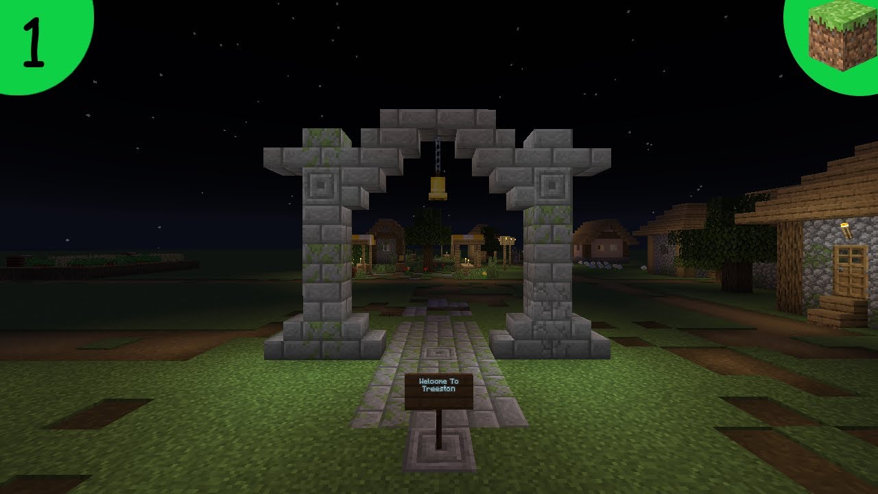 How to make an ANCIENT ARCHWAY in minecraft! - YouTube