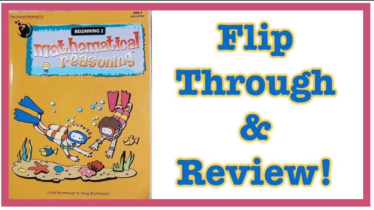 Mathematical Reasoning Beginning 2 | Flip Through and Review | Preschool Homeschool - YouTube