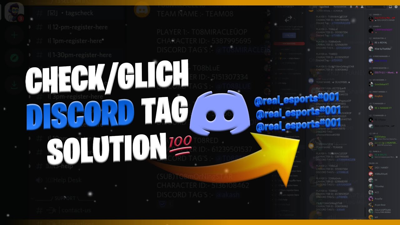 DISCORD TAG GLITCH PROBLEM SOLVED || WATCH THIS 🏆 - YouTube