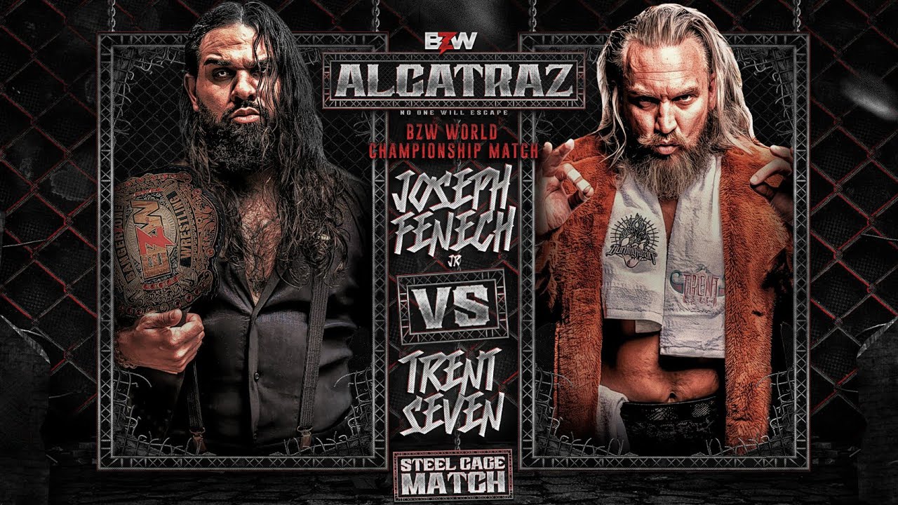 [FULL MATCH] STEEL CAGE MATCH : Trent Seven vs Joseph Fenech Jr - BZW ...