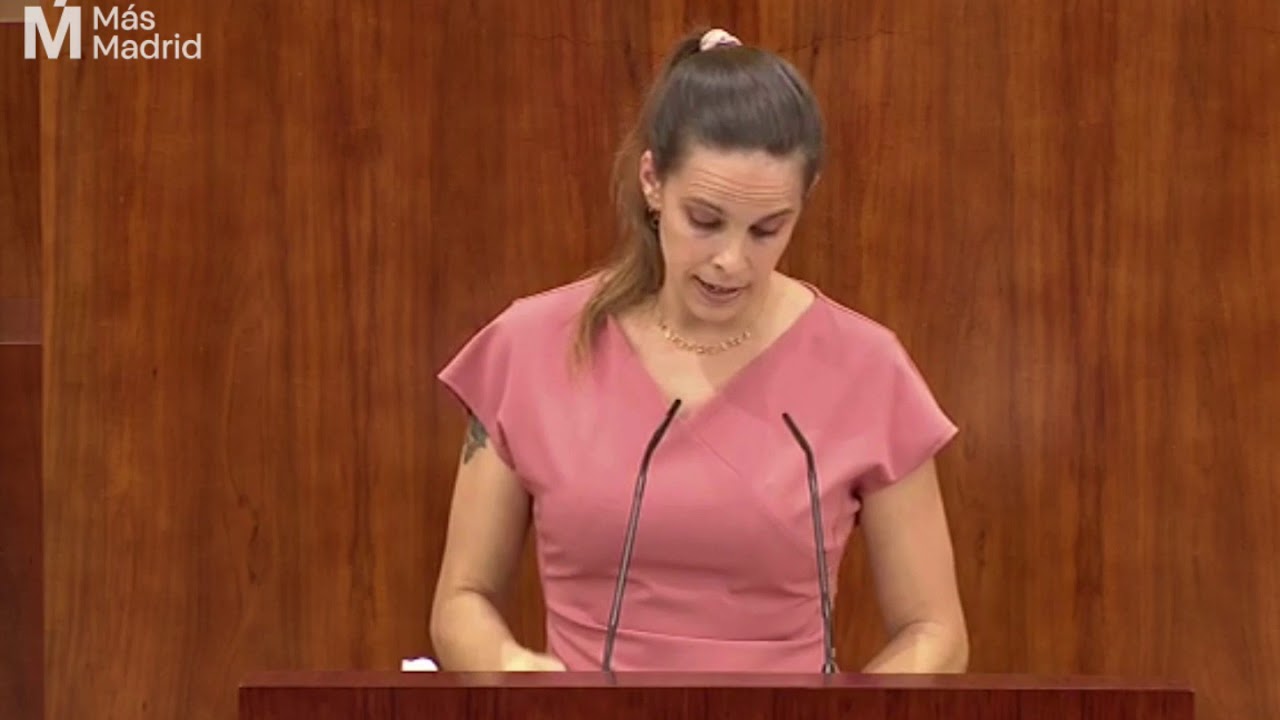 Clara Ramas pregunta al Gobierno de la Comunidad de Madrid - YouTube