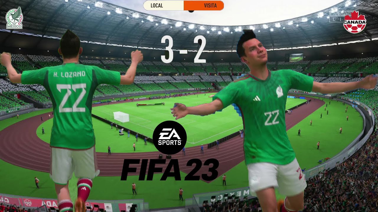 FIFA 23 México Vs. Canadá (3 - 2) - YouTube