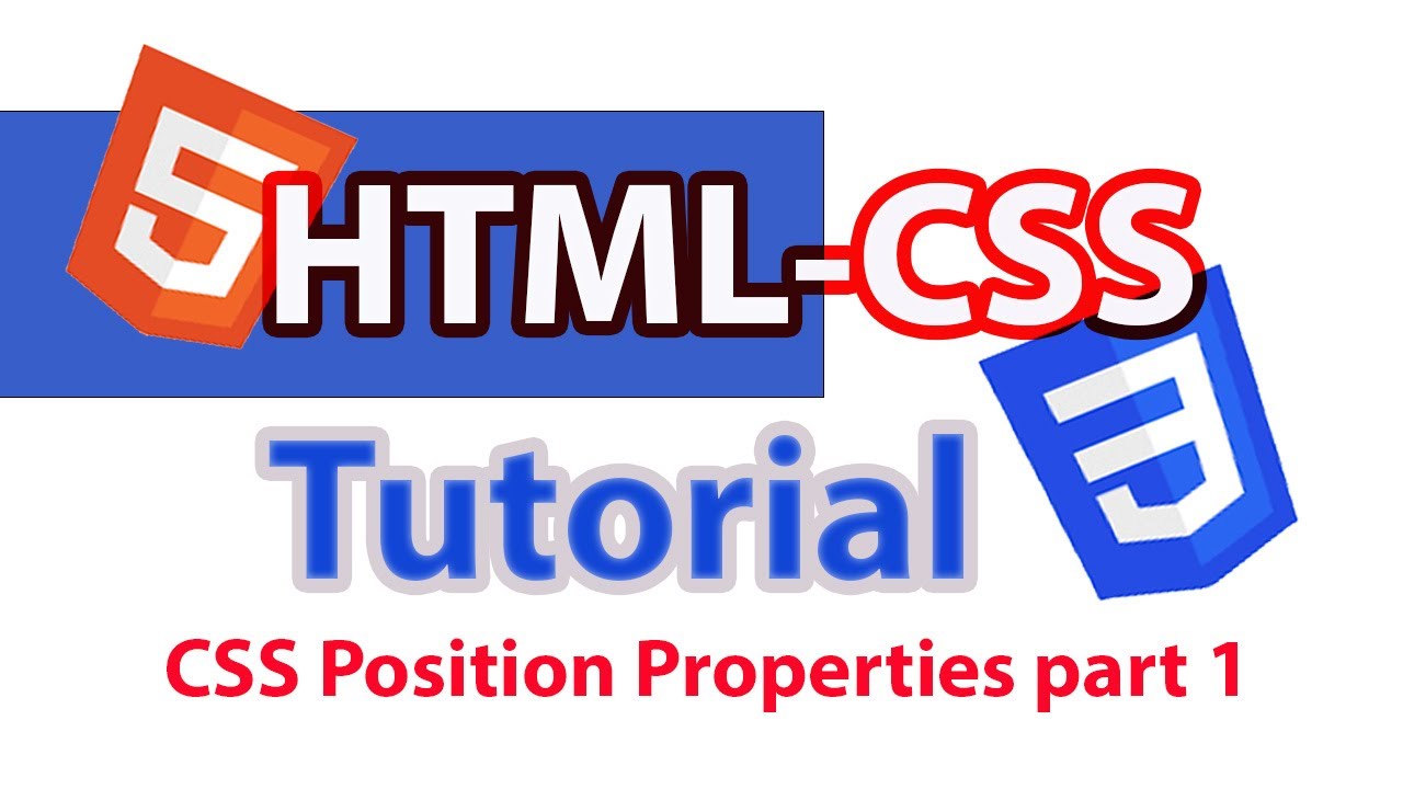 No.24 CSS Position Property part 1 - YouTube