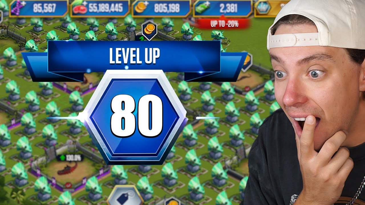 I'm Level 80 in Jurassic World The Game... (What Now?) - YouTube