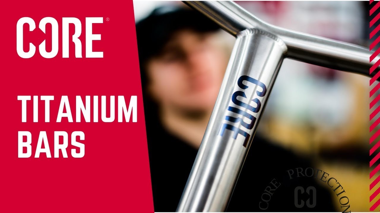 CORE Apollo Titanium Scooter Bars Unboxing - YouTube