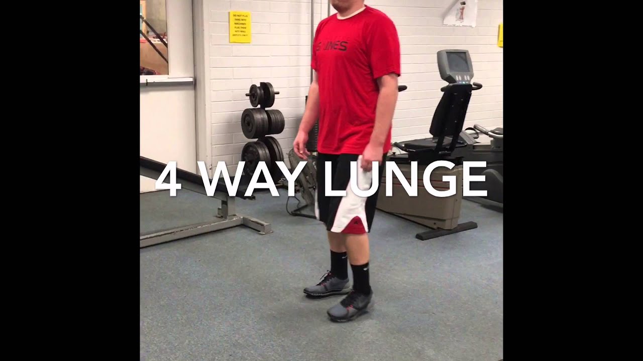 4 Way Lunge - YouTube