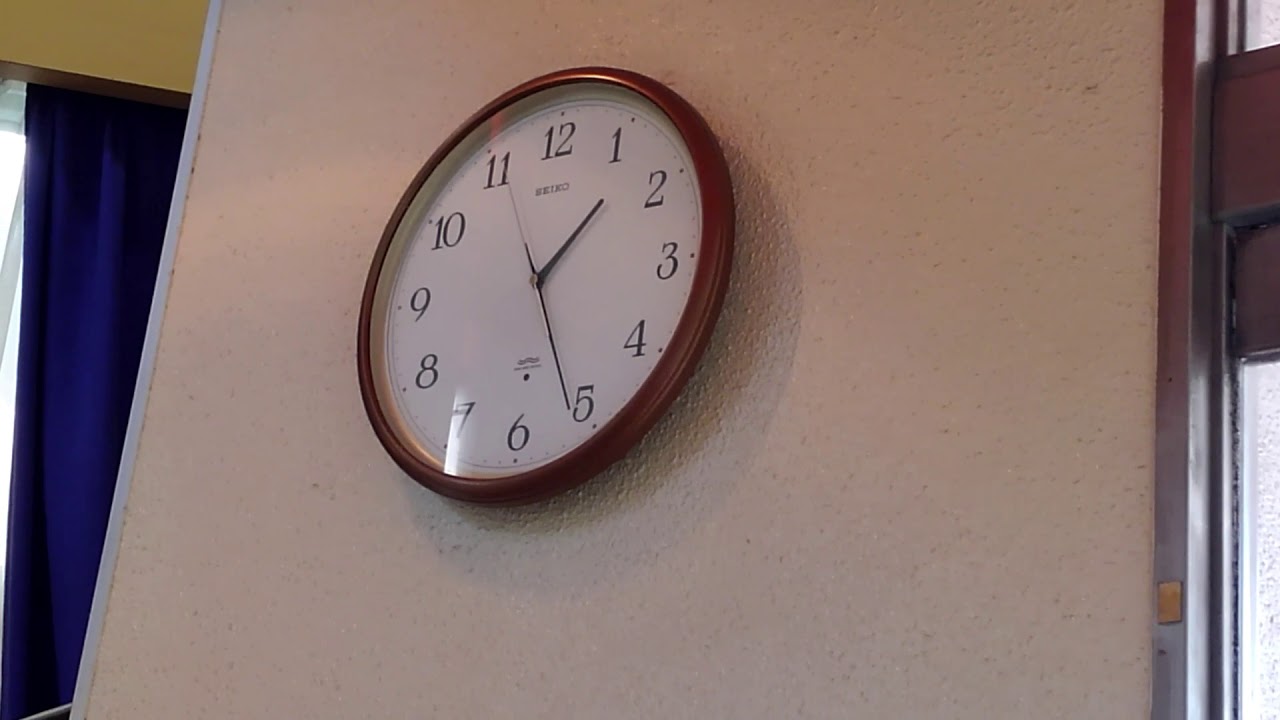 Cafe Style SEIKO電波掛け時計 - YouTube