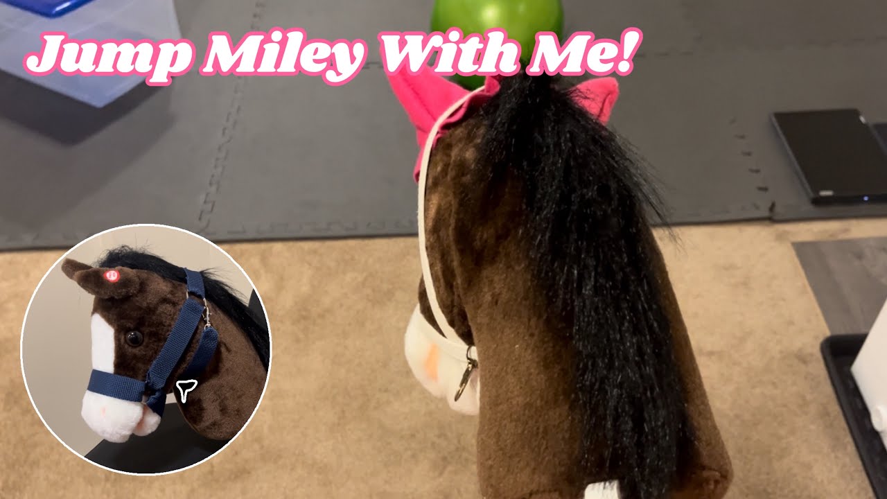 Jump Miley With Me! Hobby Horse - Helmet Cam - YouTube