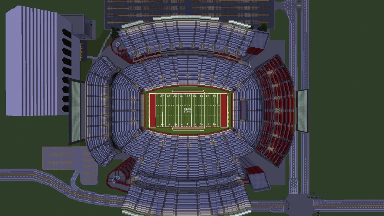 Soldier Stadium | Custom Minecraft Stadium | MinxraftDesigns | #6 - YouTube